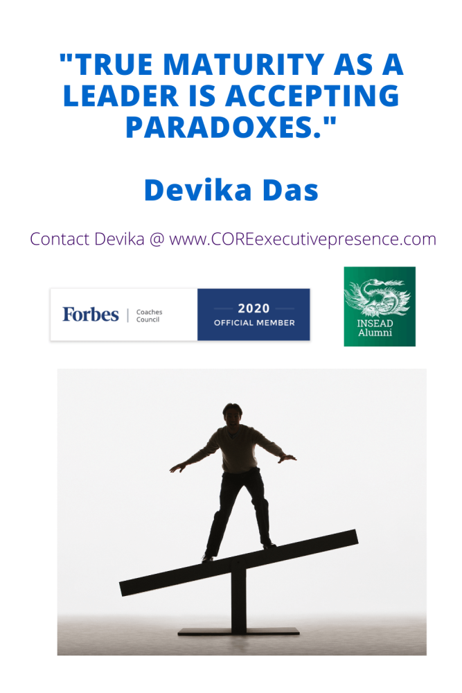 EXECUTIVE PRESENCE: Importance of paradoxes in leadership styles ...